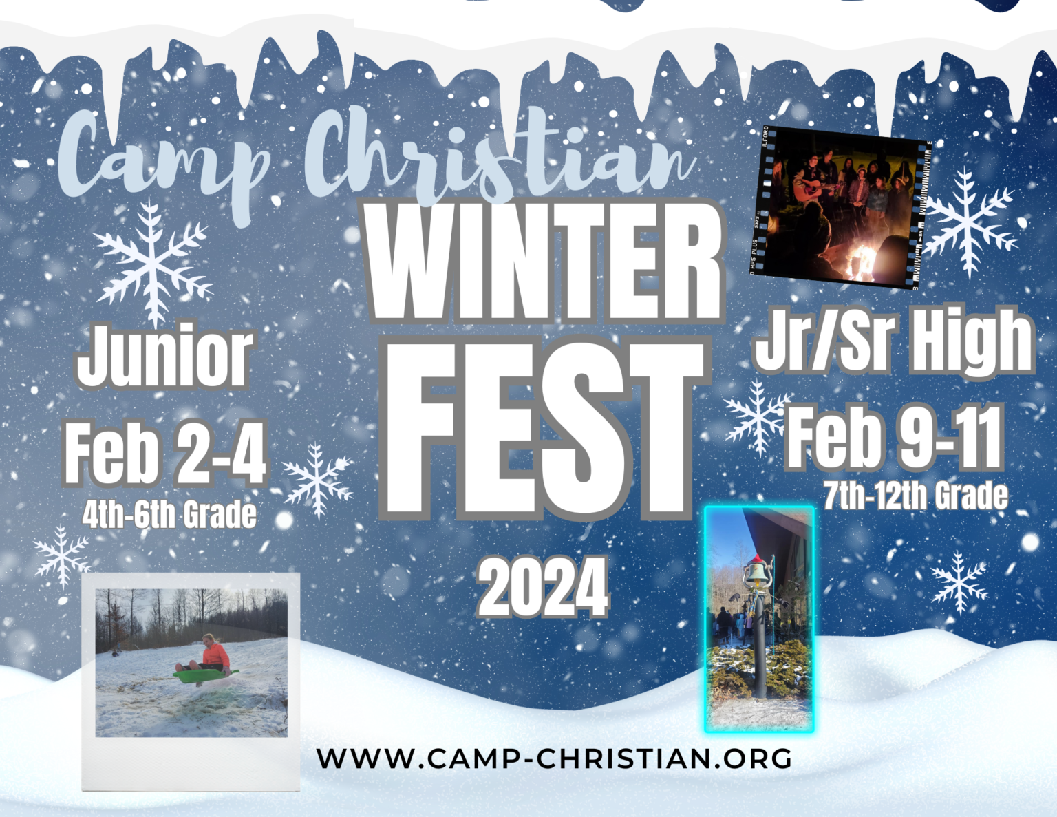 Winter Fest Junior Weekend at Camp Christian